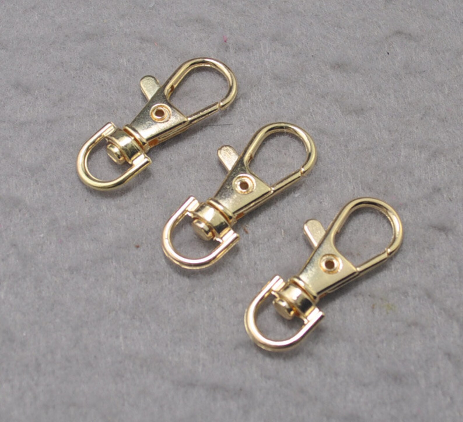 50pcs Large Gold Keychain Clasps-keychain Connector Metal - Etsy