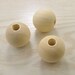 20pcs Unfinished Round Wood Beads,natural Ball Wood Spacer Beads 35mm(1 ...