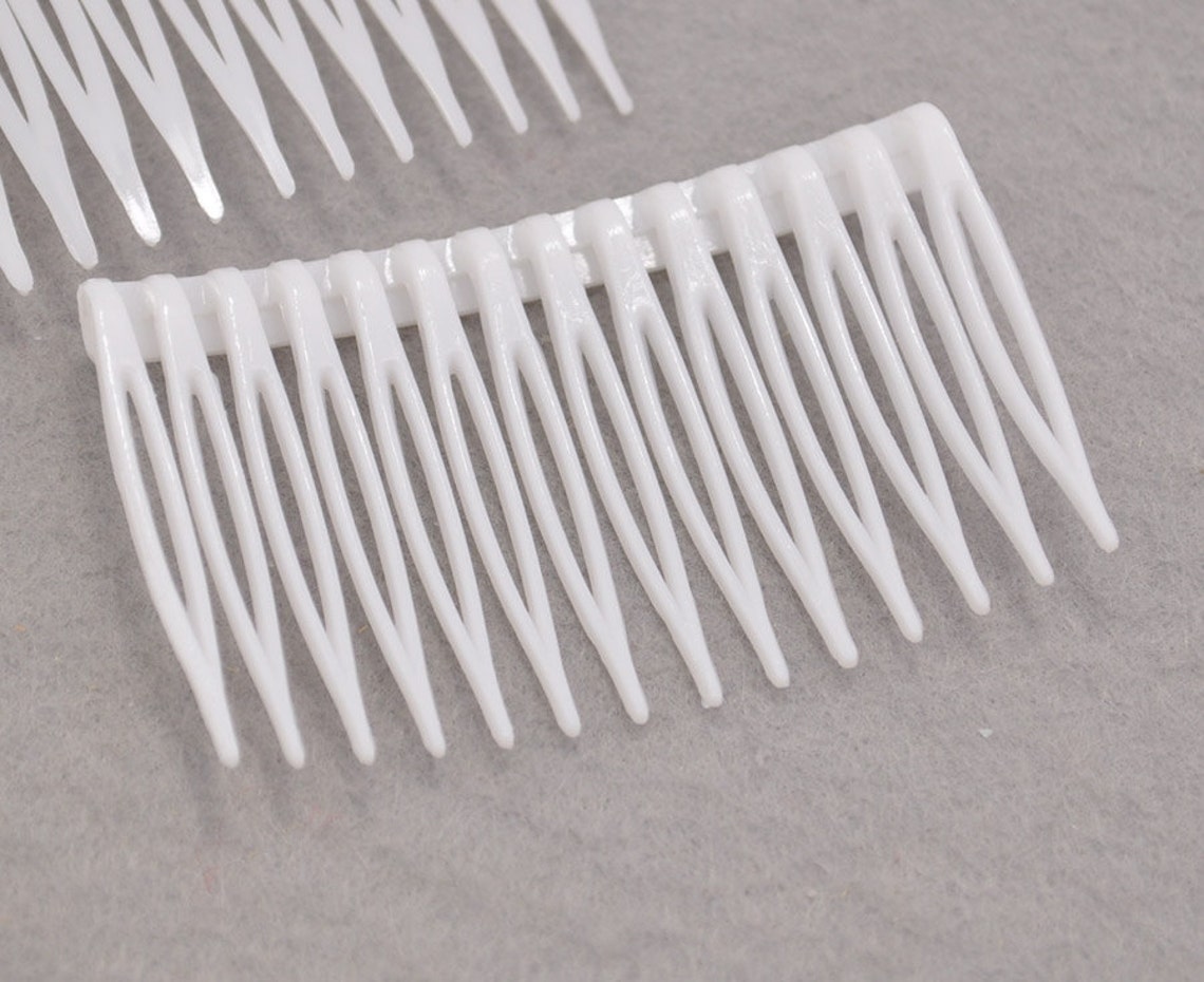 Plastic Comb Ivory-white Hair Combs 14 Teeth - Etsy