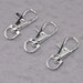 100pcs Large Silver Keychain Clasps-keychain Connector - Metal Lobster ...