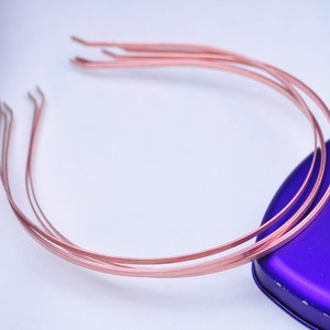 Copper Plated Metal Headband--10pcs 3mm Copper Metal Headbands With ...
