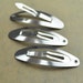Metal Hair Snap Clips100pcs Silver Plated Snap Hair Clips 46mm - Etsy