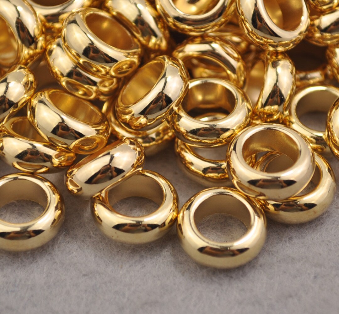 12mm Gold CCB Beads Round Plastic Beads ,loose Bead ,bracelet Beads ...