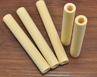 Wood Tube Beads | Etsy