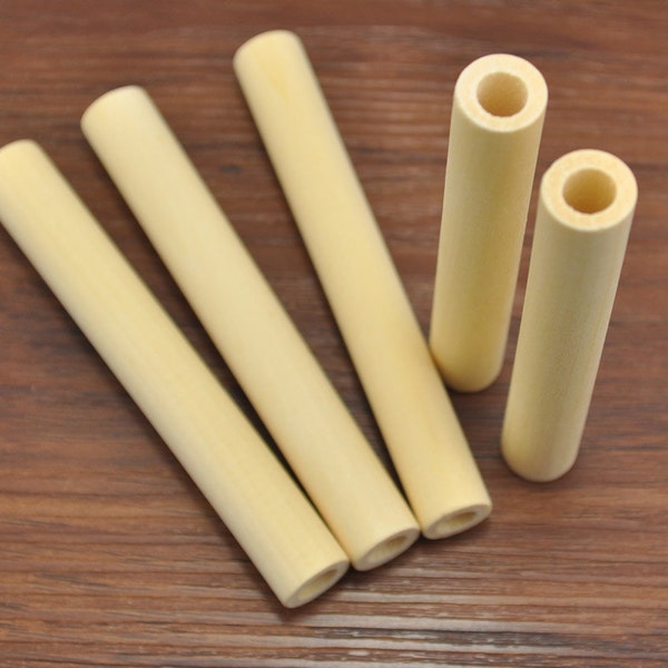 Hollow Wood Tube - Etsy