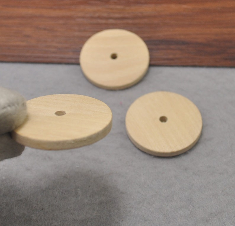 15pcs Round Wood Discflat Round Natural Unfinished Wood - Etsy