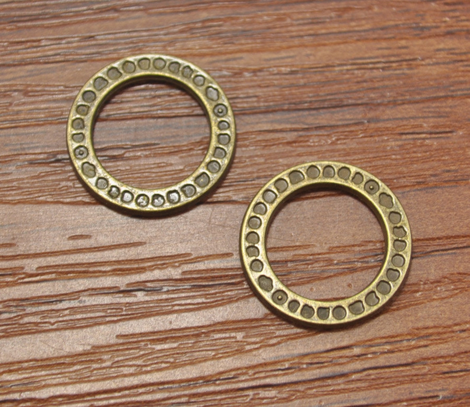 Antique Bronze 20mm Round Circle Ring Charms,ring Pendant-b3002 - Etsy