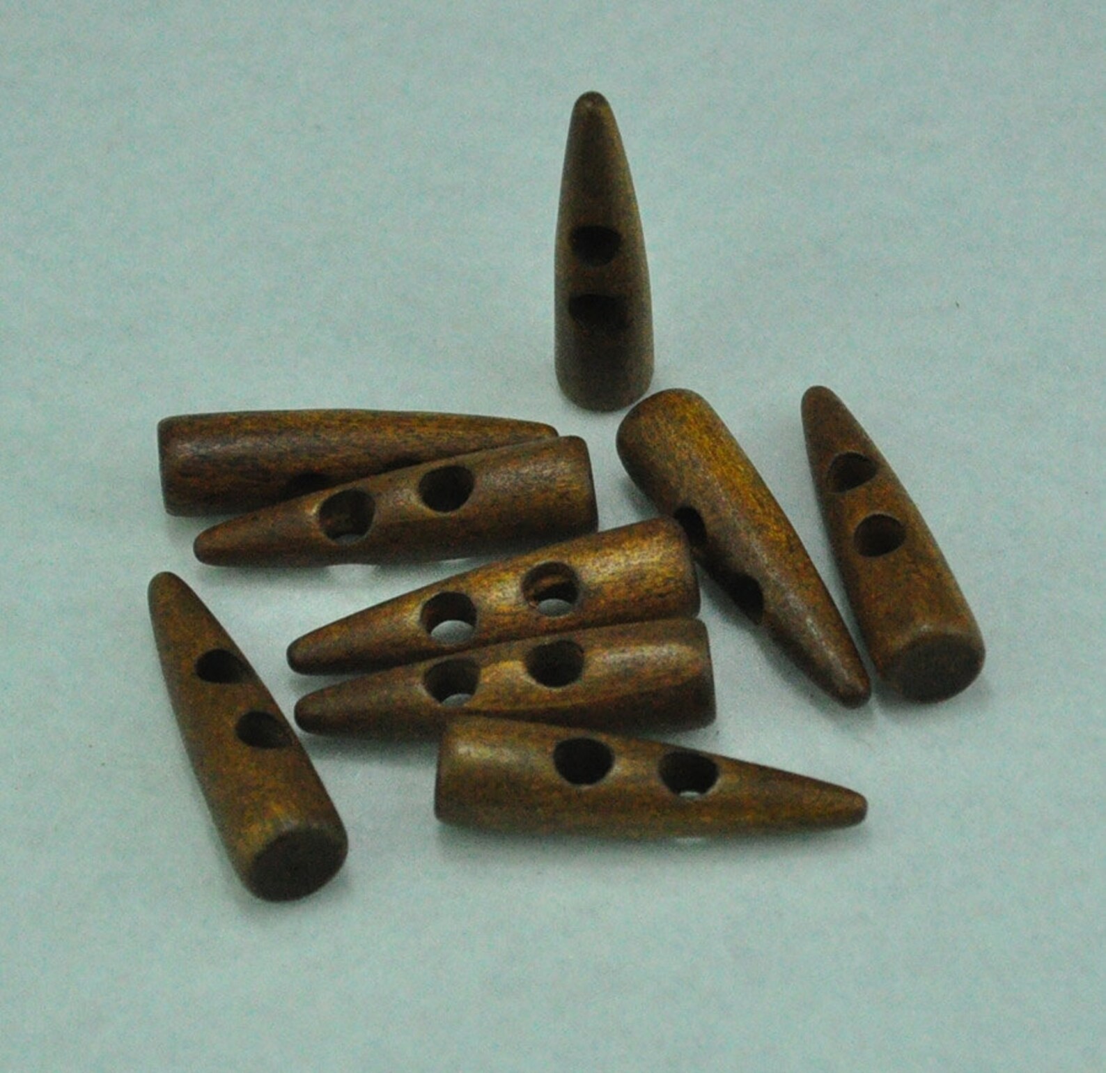 Wood Buttons--20pcs Long Button Cone Shape Button 2 Inches Long - Etsy