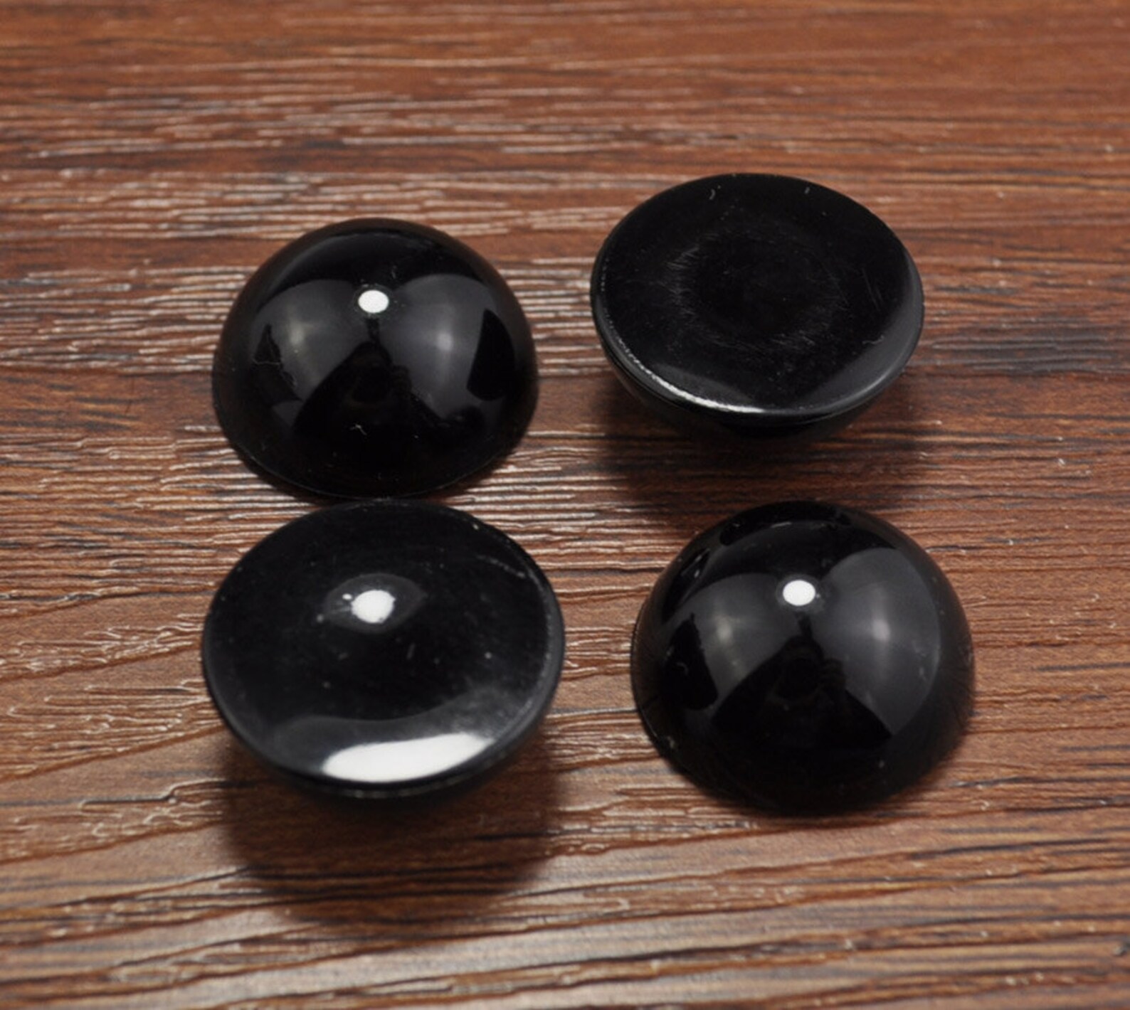 Acrylic Rhinestone-round Flat Back Black Rhinestones for | Etsy