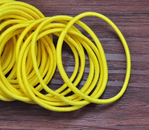 50pcs Elastic Cordyellow Hair Elastic Cordhair | Etsy