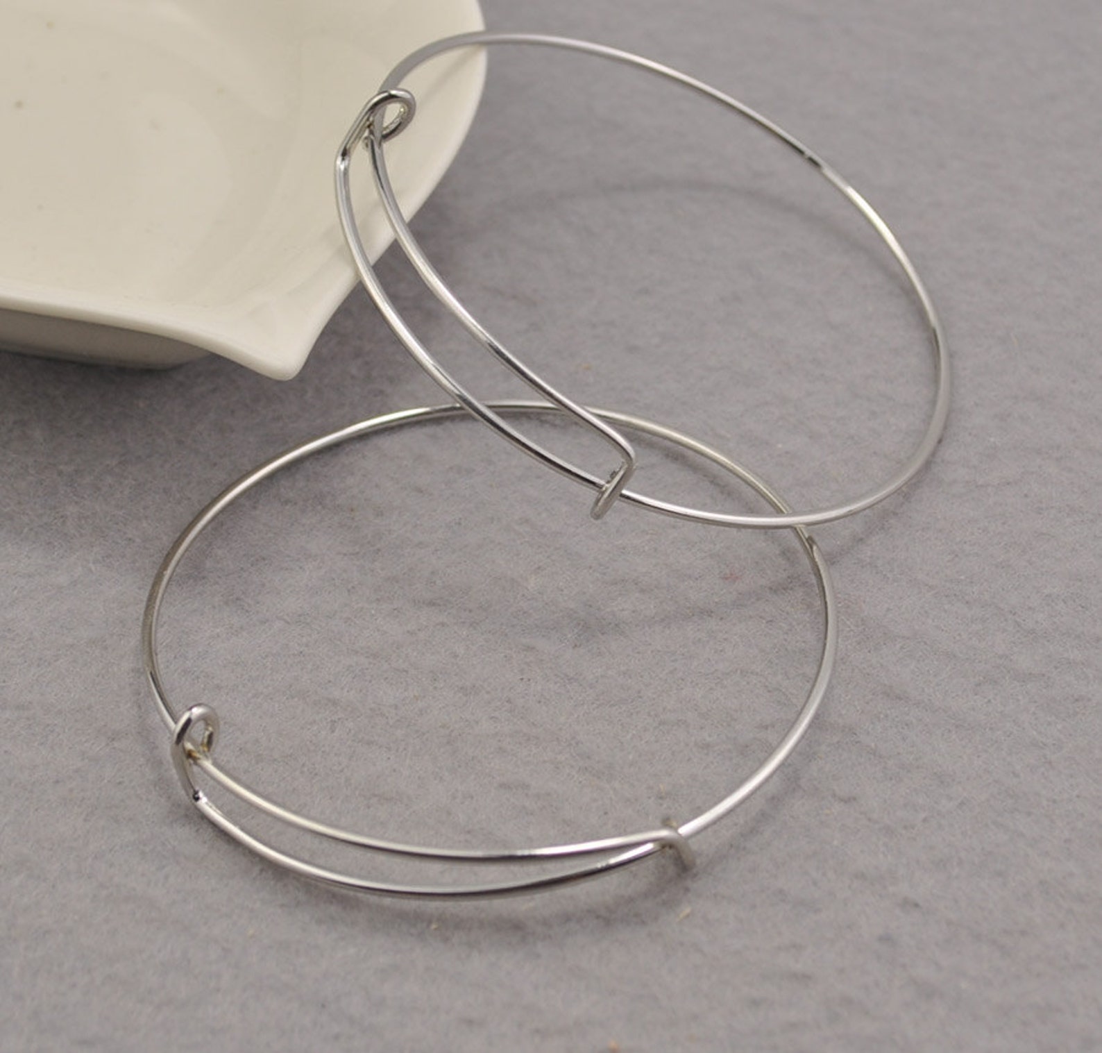 Silver Expandable Bracelet Adjustable Bracelet Bangle silver | Etsy