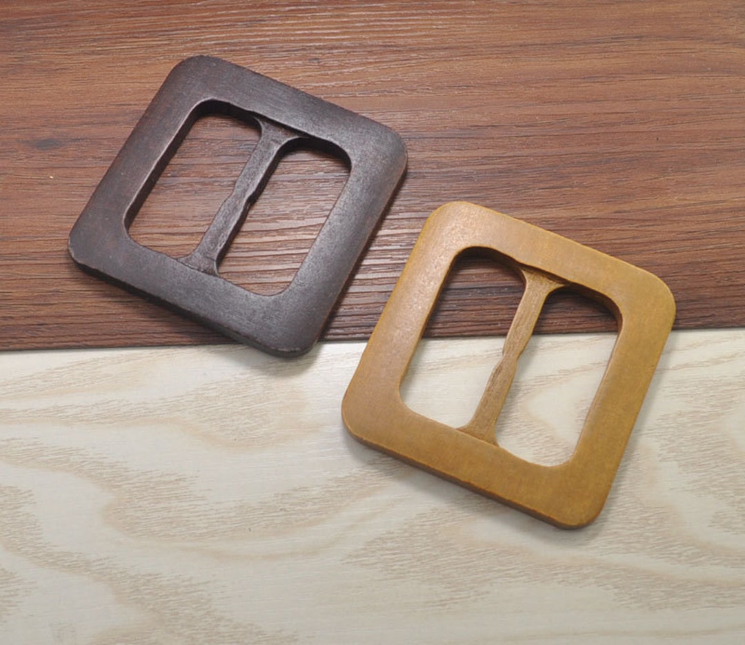 Retro Buckle Finding,5pcs Wood Belt Buckle,square Belt Buckle or Bag ...