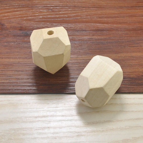 Faceted Wood Gem - Etsy