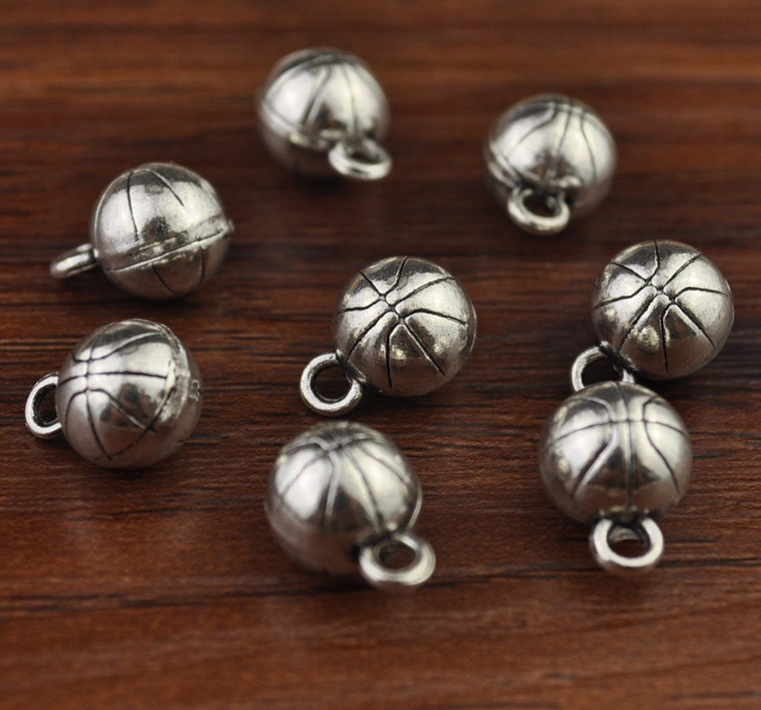 Basketball,sport Charm,basketball Charm,basketball Pendant,antique ...