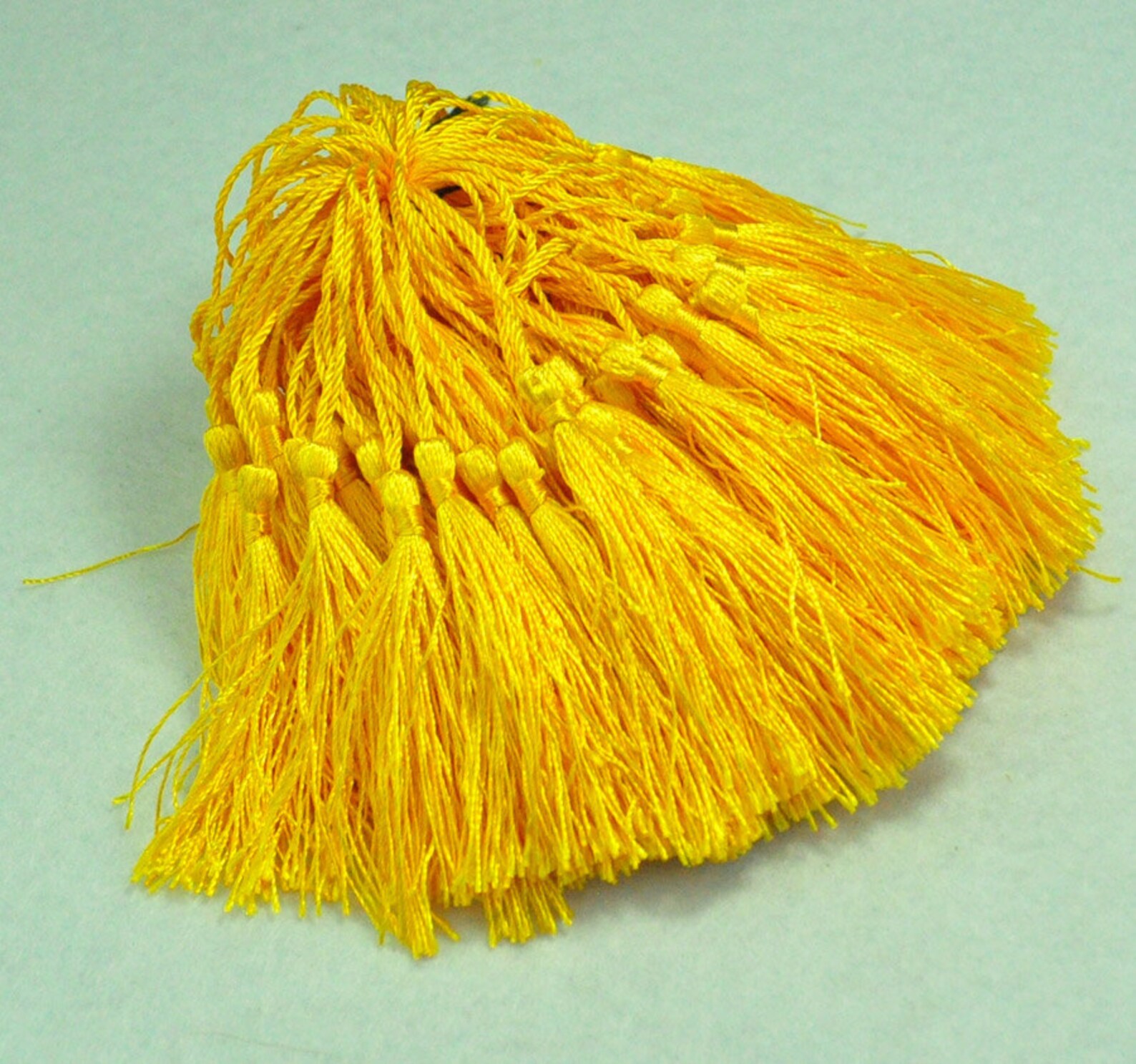 Tassel Pendant,100pcs Yellow Mini Silk Tassels,75mm Handmade Tassel ...