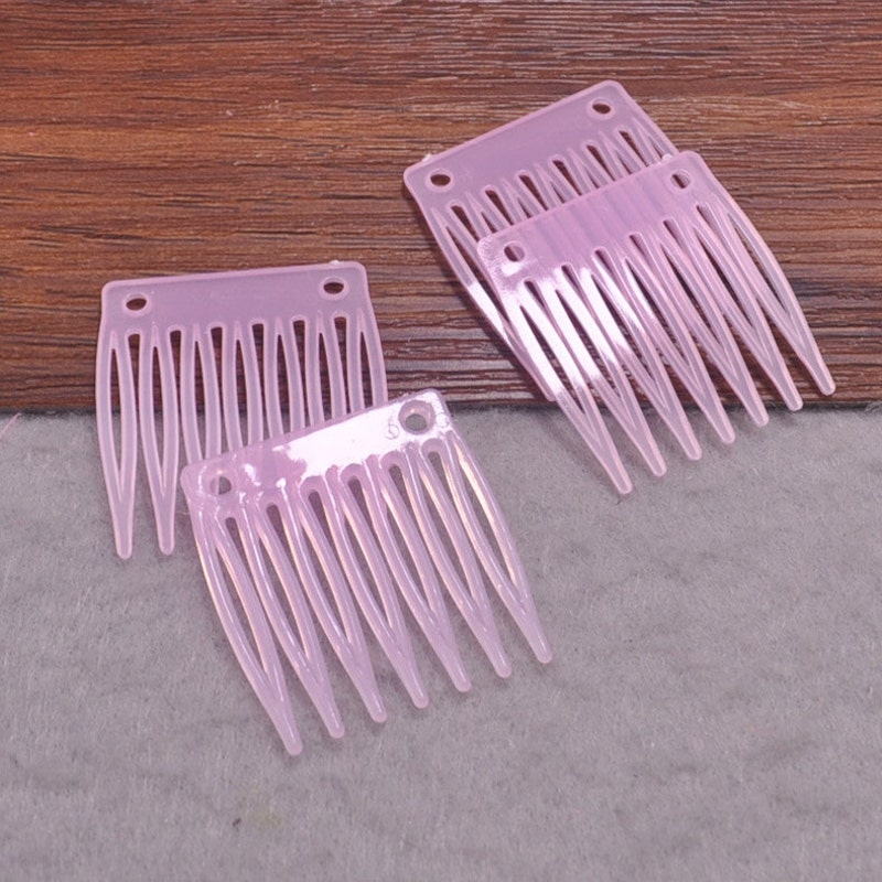 Pink Hair Comb - Etsy
