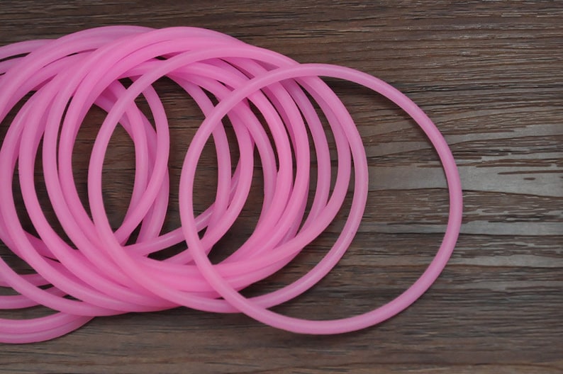 30pcs Rubber Elastic pink Hair Elastic Ponytail | Etsy