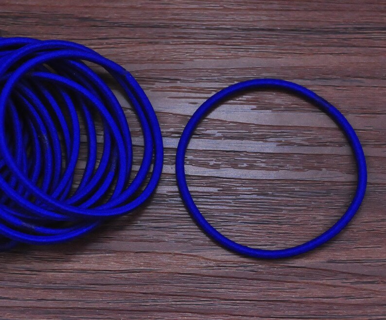 50pcs Hair Elastic blue Elastic Thread Elastic Cordhair | Etsy