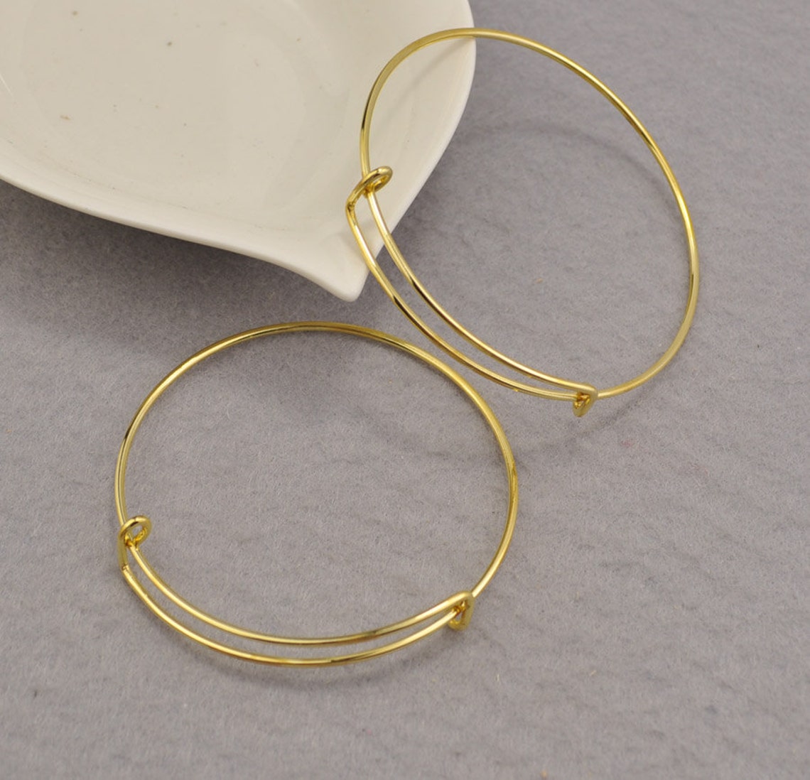 Gold Expandable Bracelet Adjustable Bracelet Bangle ,gold Charm ...