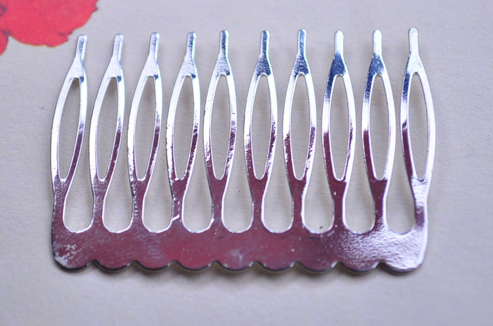 Silver Plated Metal Comb 10pcs Metal Hair Combs 10 - Etsy