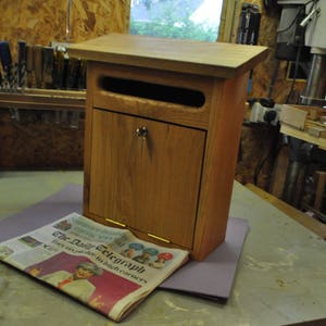 Extra Large Oak Letter Box - Etsy UK