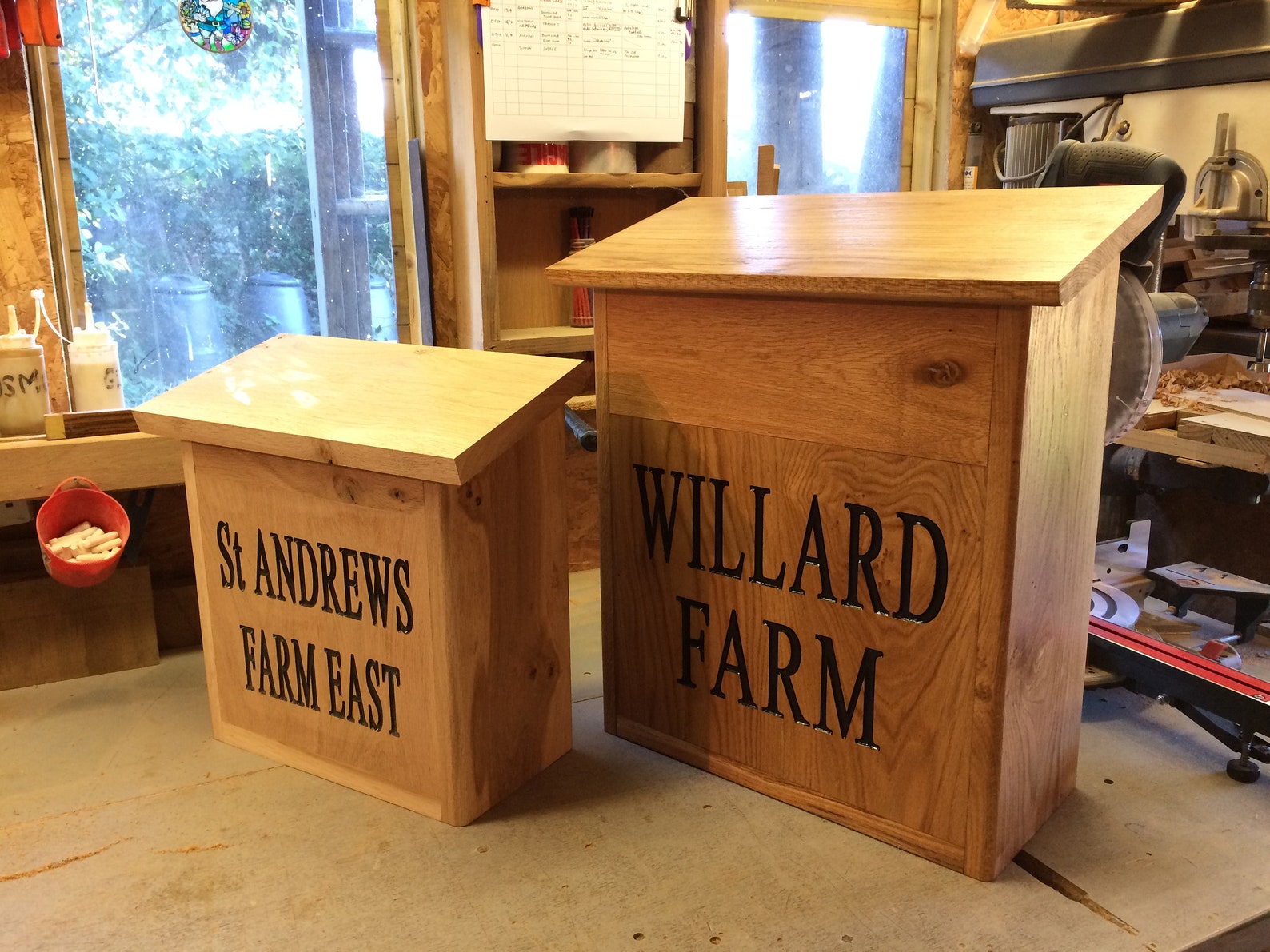 Extra Large Oak Parcel Box Etsy extra-large-oak-parcel-box-etsy