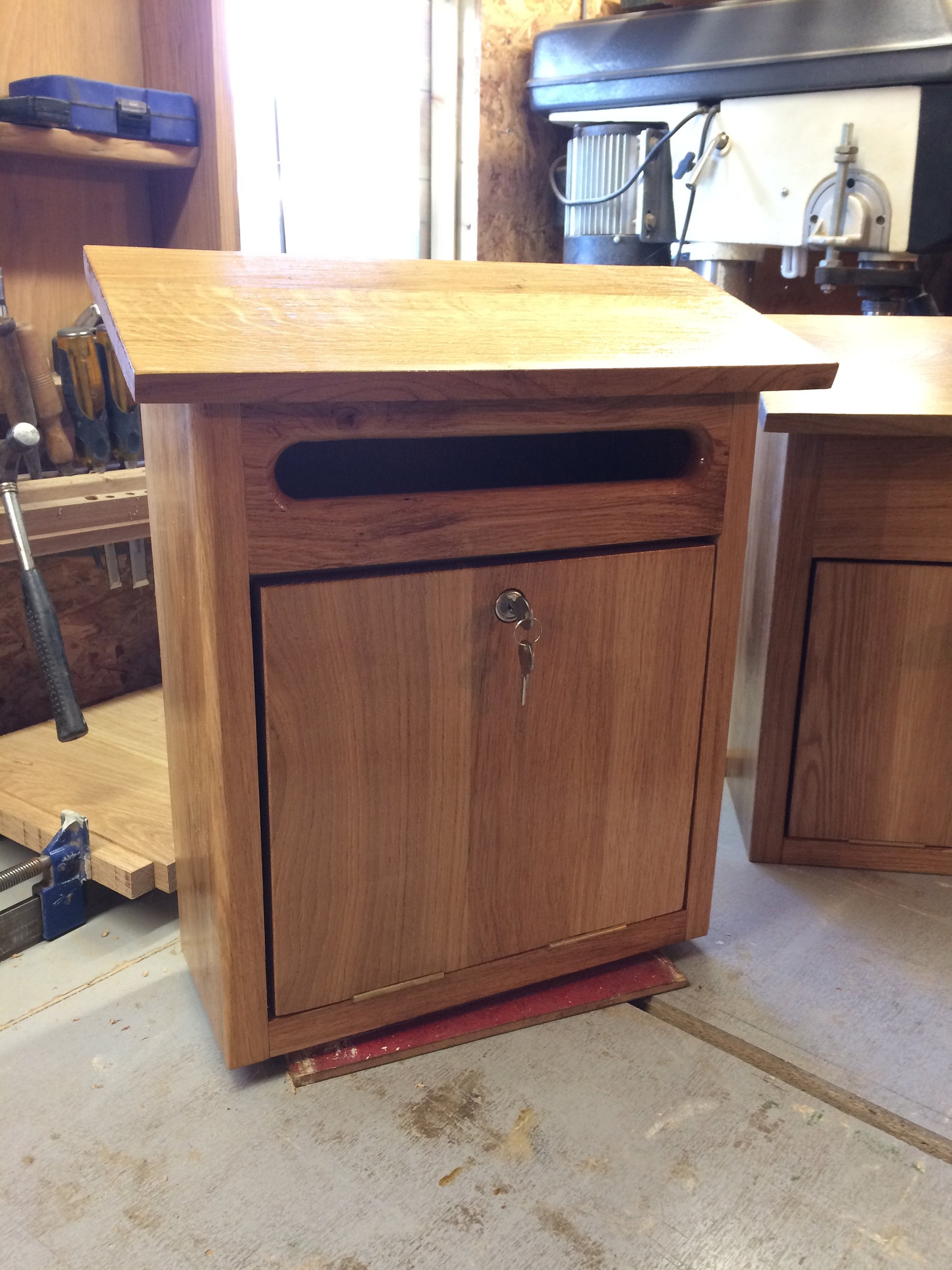Large Oak Letter Box. - Etsy UK