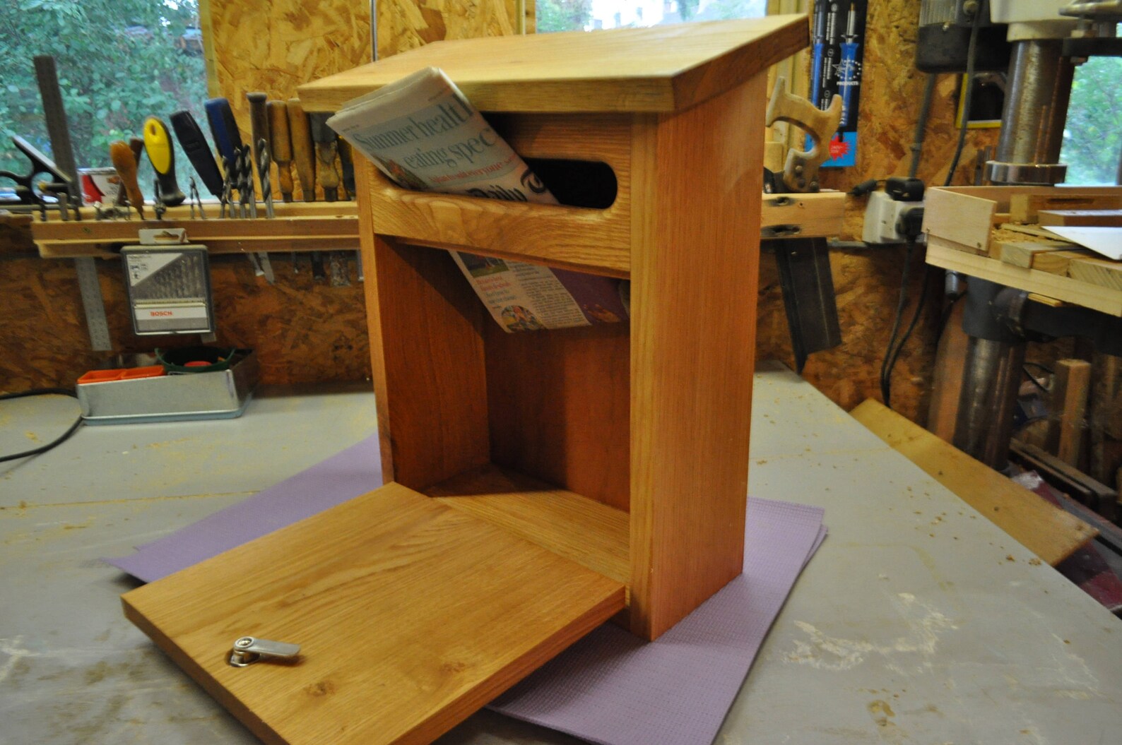 Large Oak Letter Box. - Etsy UK