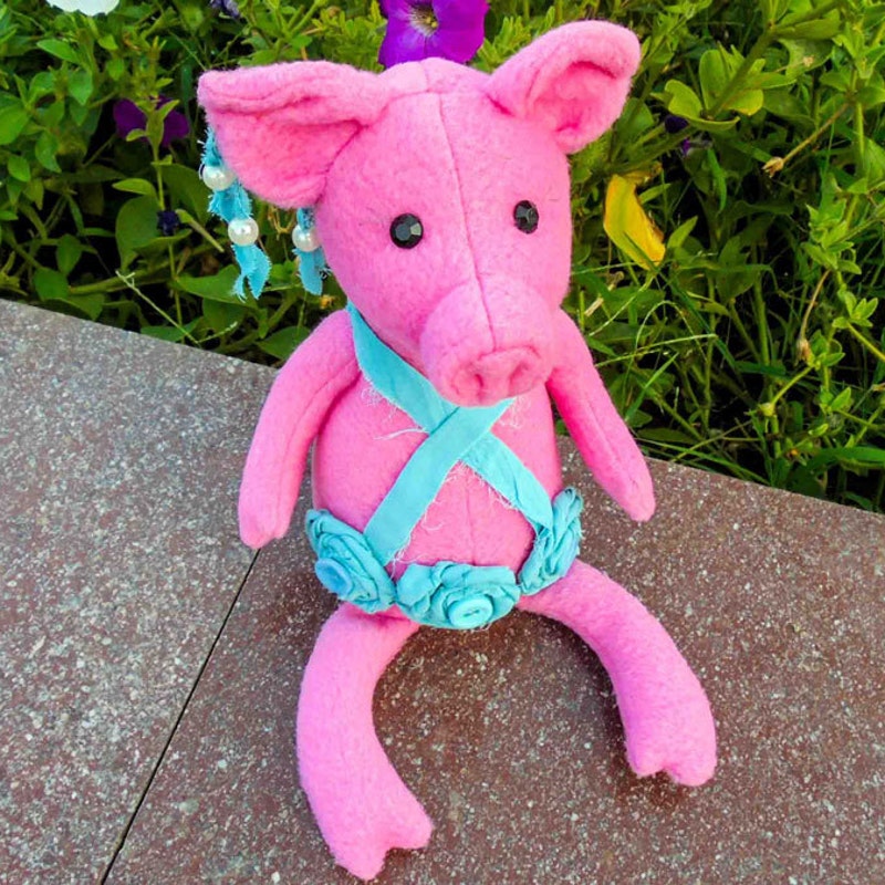 Pig Stuffed Animal - Etsy
