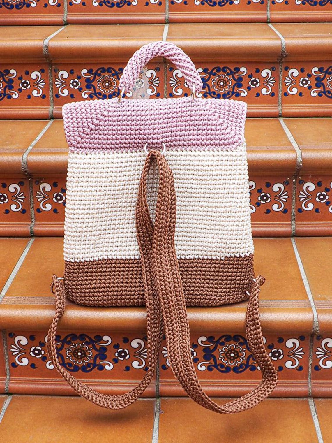Crochet Briefcase Bag Pattern Pdf, Backpack Tutorial, Briefcase Pattern ...