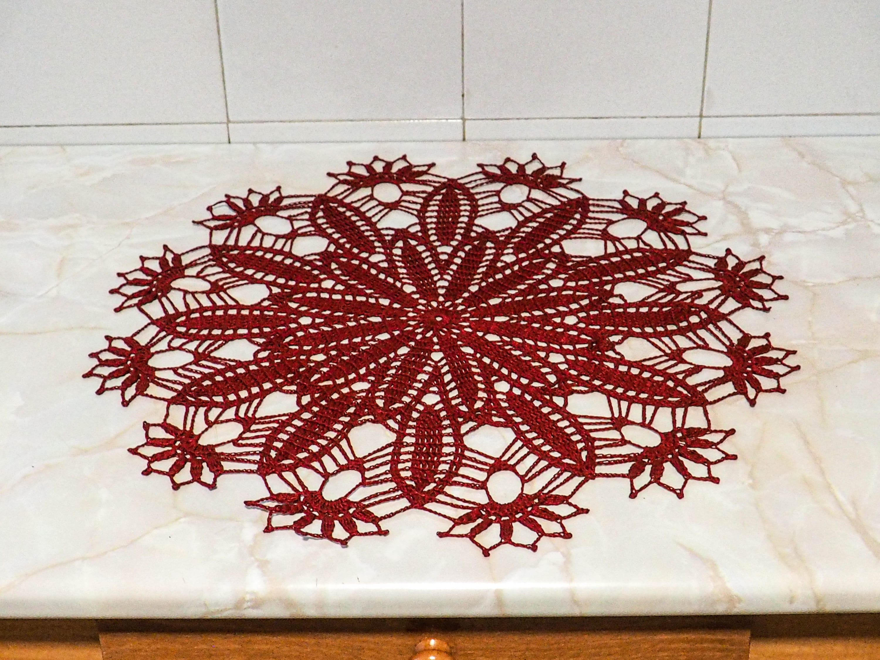 PDF Crochet Doily Pattern, Doily Tutorial - Etsy