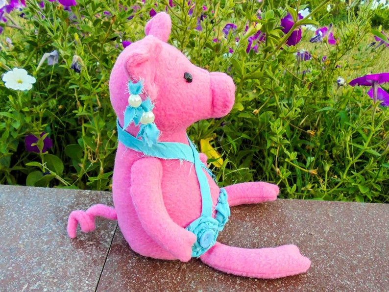 DIY Soft Toy Sewing Pattern Cute Plush Pig Stuffed Animal - Etsy