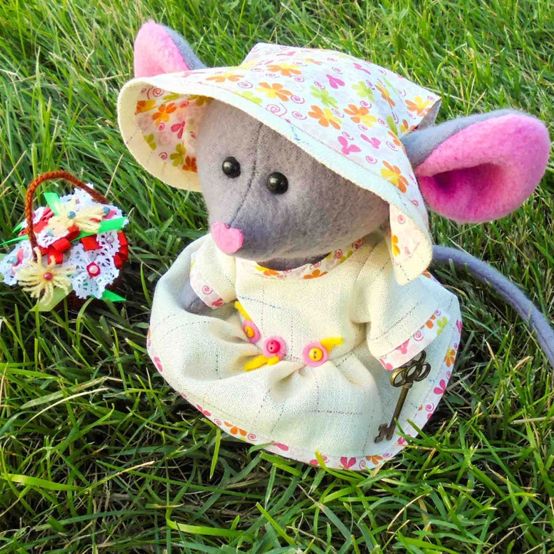 Rag Doll Mouse Pattern Plush Sewing Pattern Cute Plush | Etsy