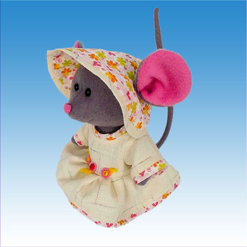 Rag Doll Mouse Pattern Plush Sewing Pattern Cute Plush - Etsy
