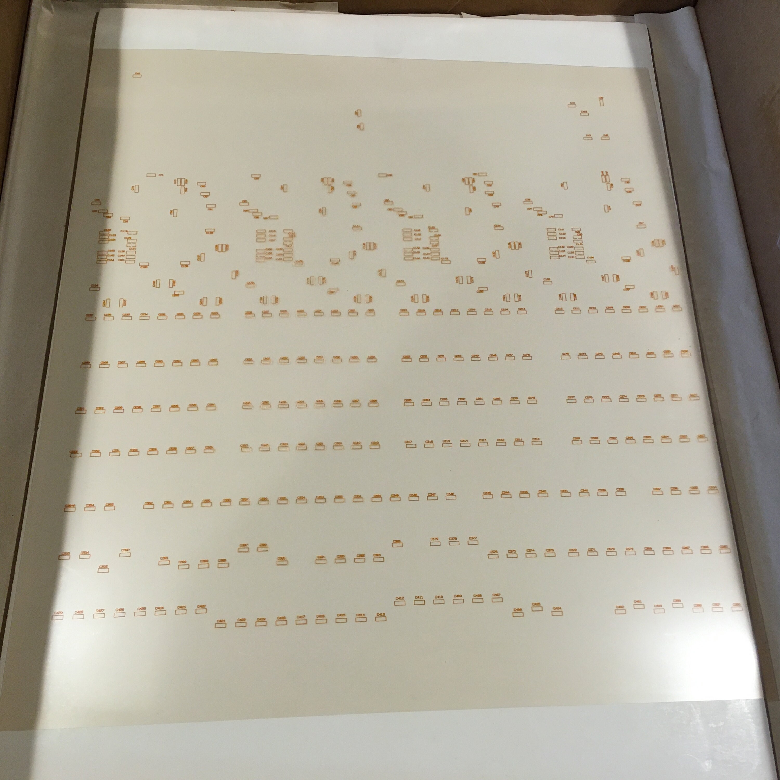 Three 3 Printed Acetate Sheets Circuit Layout Diagram Collage Smash ...
