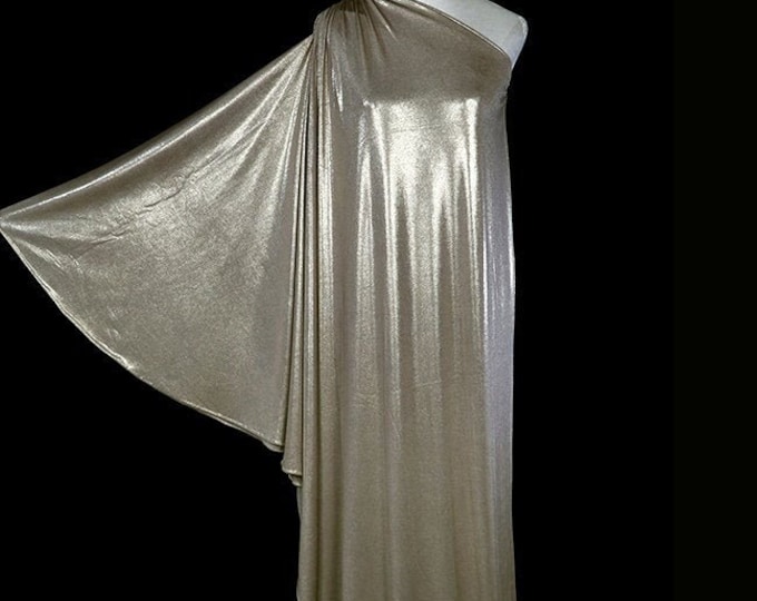 Halston Single Sleeve Toga Dress, Vintage Gold Grecian Goddess Evening ...