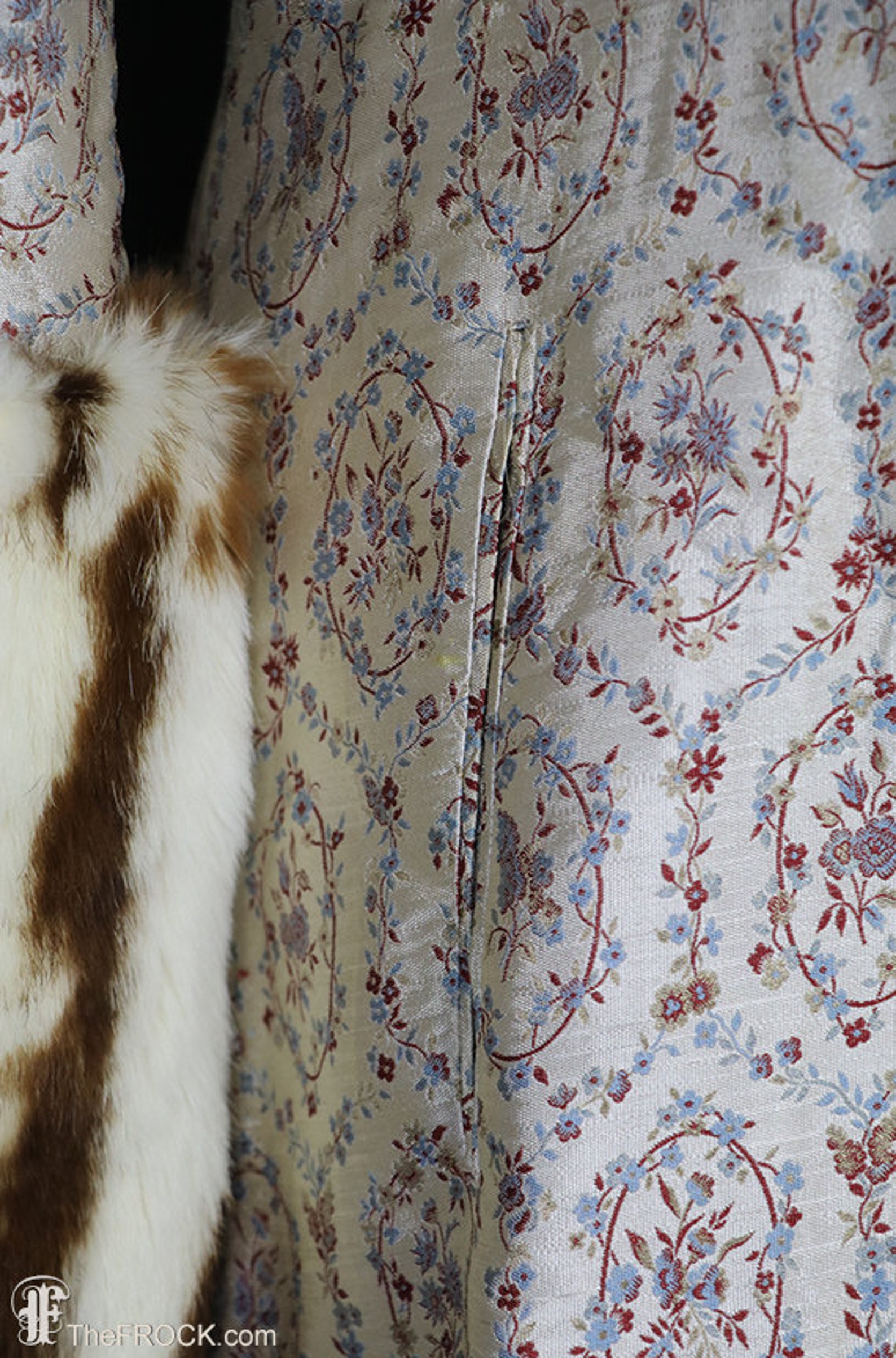 1930s Coat, Art Deco Robe Dressing Gown, Antique Opera Fur Big Huge ...