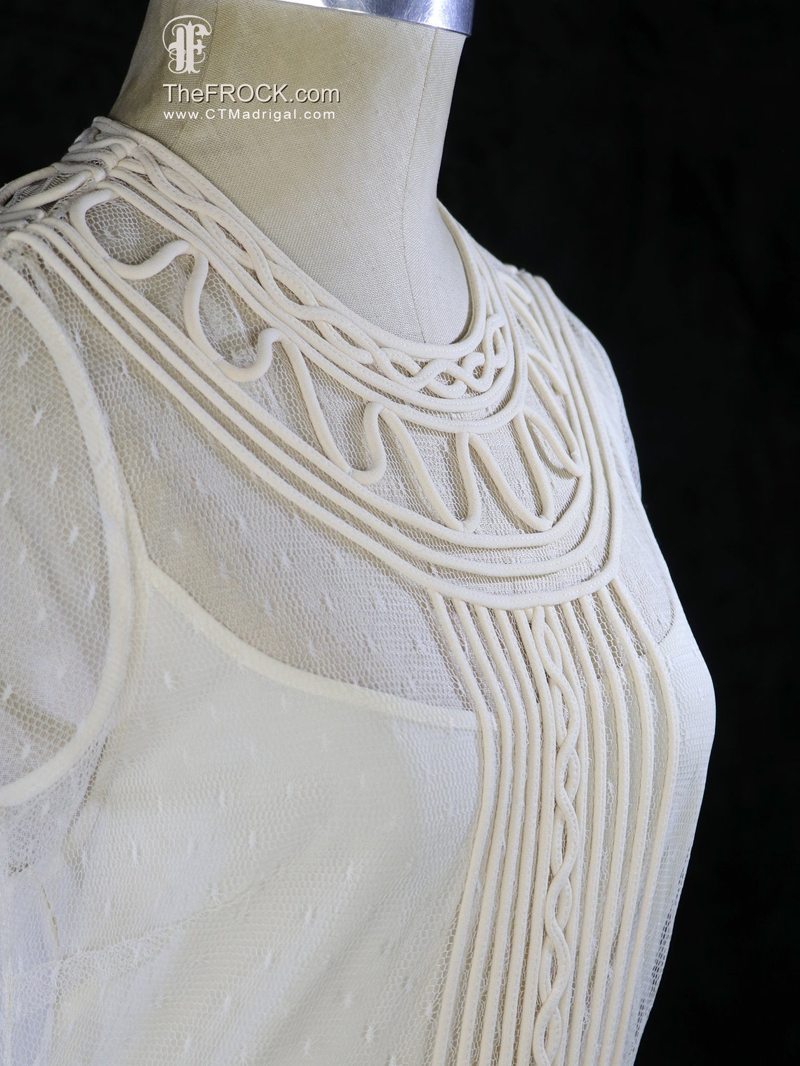 Valentino Maxi Dress or Wedding Gown Mermaid Hem Short Sleeve English ...