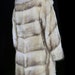 1970s Pierre Balmain Fox Fur Coat Striped Cream Brown Ivory Cream Boho ...