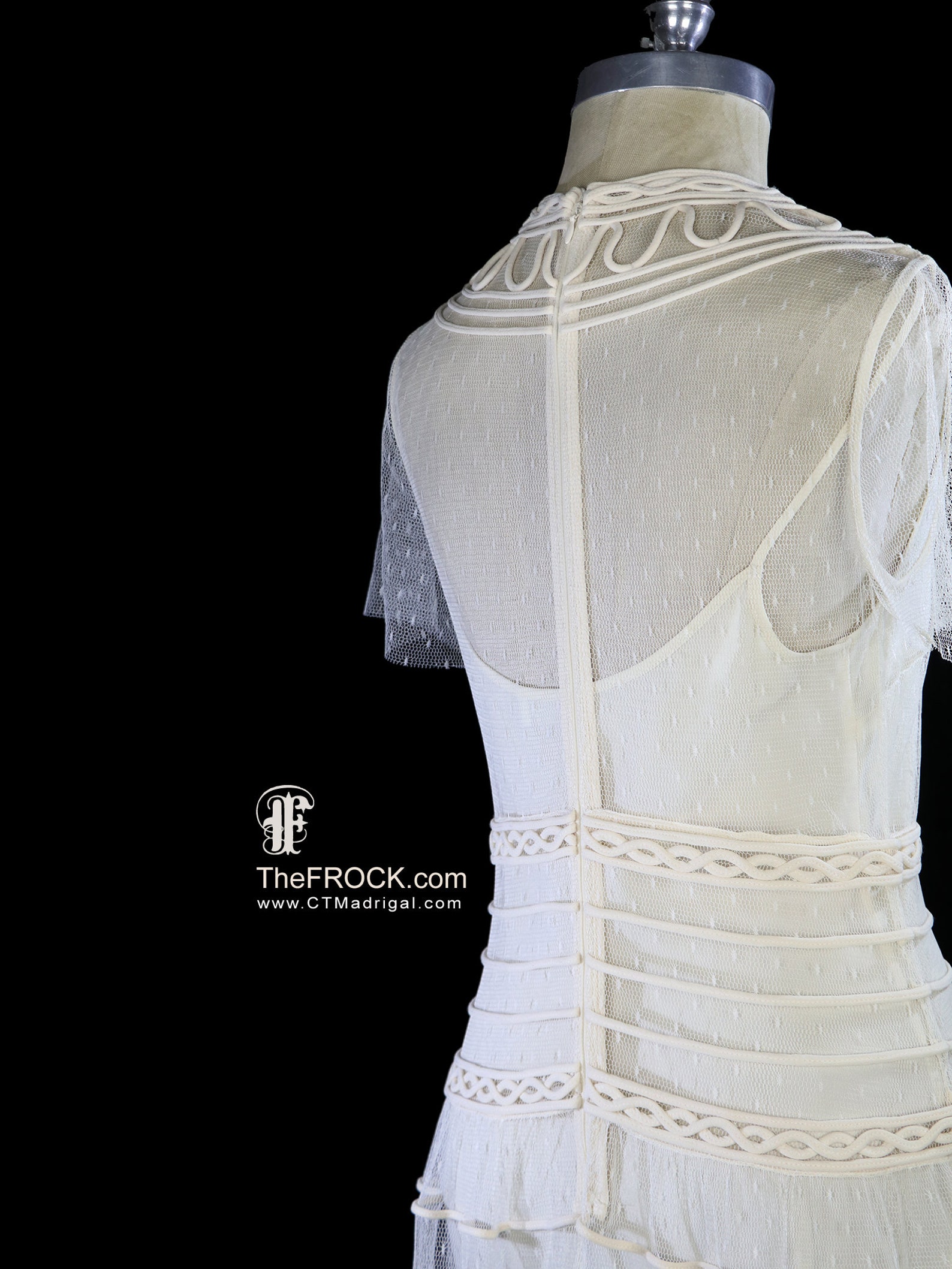 Valentino Maxi Dress or Wedding Gown Mermaid Hem Short Sleeve English ...