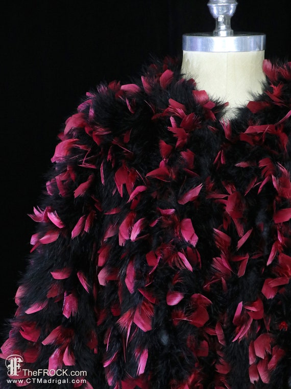 1960s feather coat, long jacket 1970s, Ann Green, Bob… - Gem