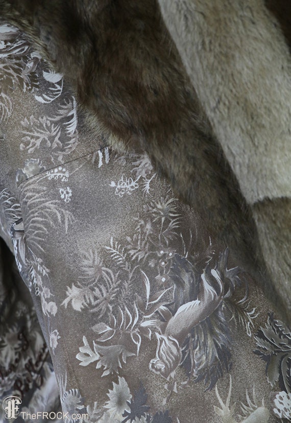 1970s Pierre Balmain Fur Jacket, Brown Ivory, Boho Bohemian Almost ...