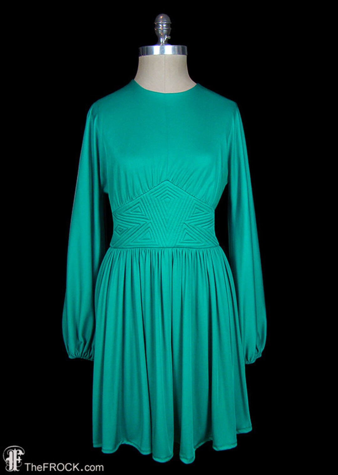 Donald Brooks Vintage Designer Jersey Day, Office, or Evening Dress ...