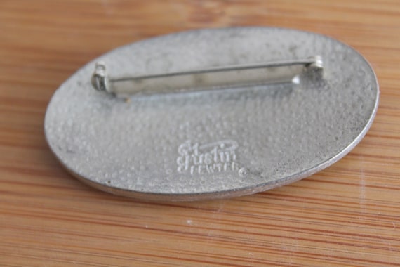 St Justin Celtic Pewter Brooch Pin, Cornish Jewellery… - Gem