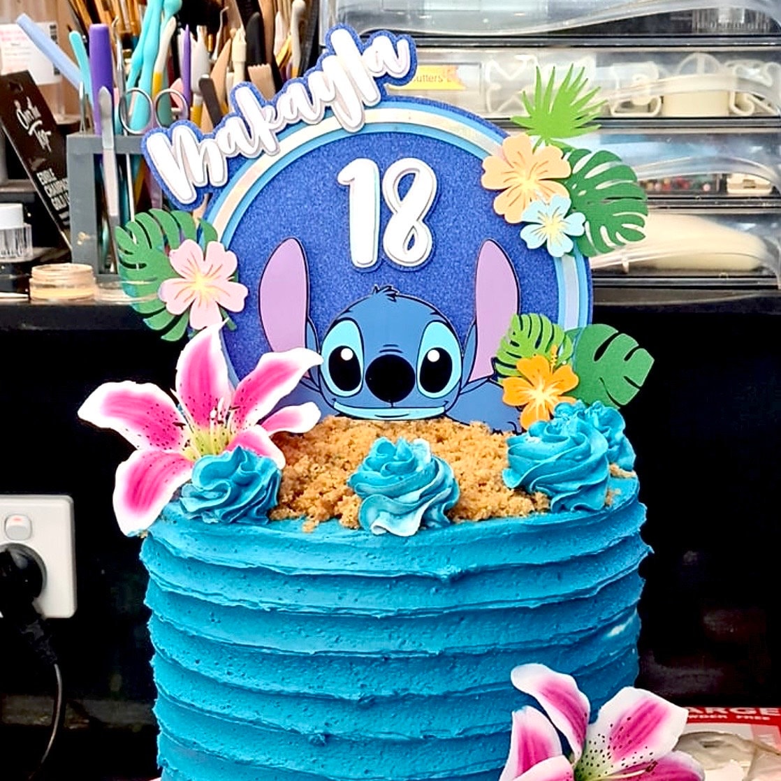 Lilo and Stitch Cake Topper | Lilo & Stitch Topper | Custom Made Topper ...