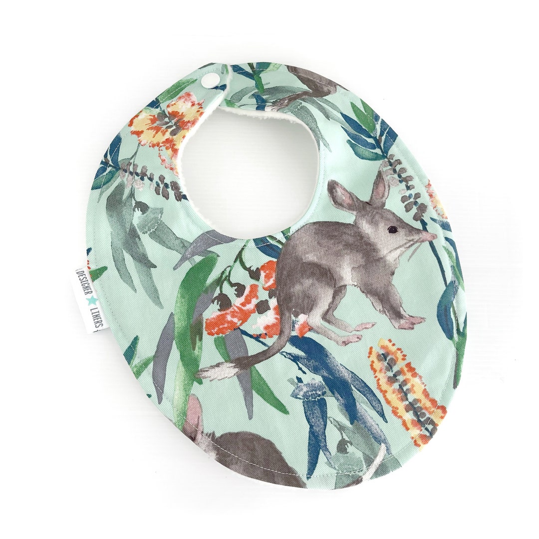 Bibs, Australian Baby, Bilby Bib, Aussie Bib, Baby Boy Bib, Round Bib ...