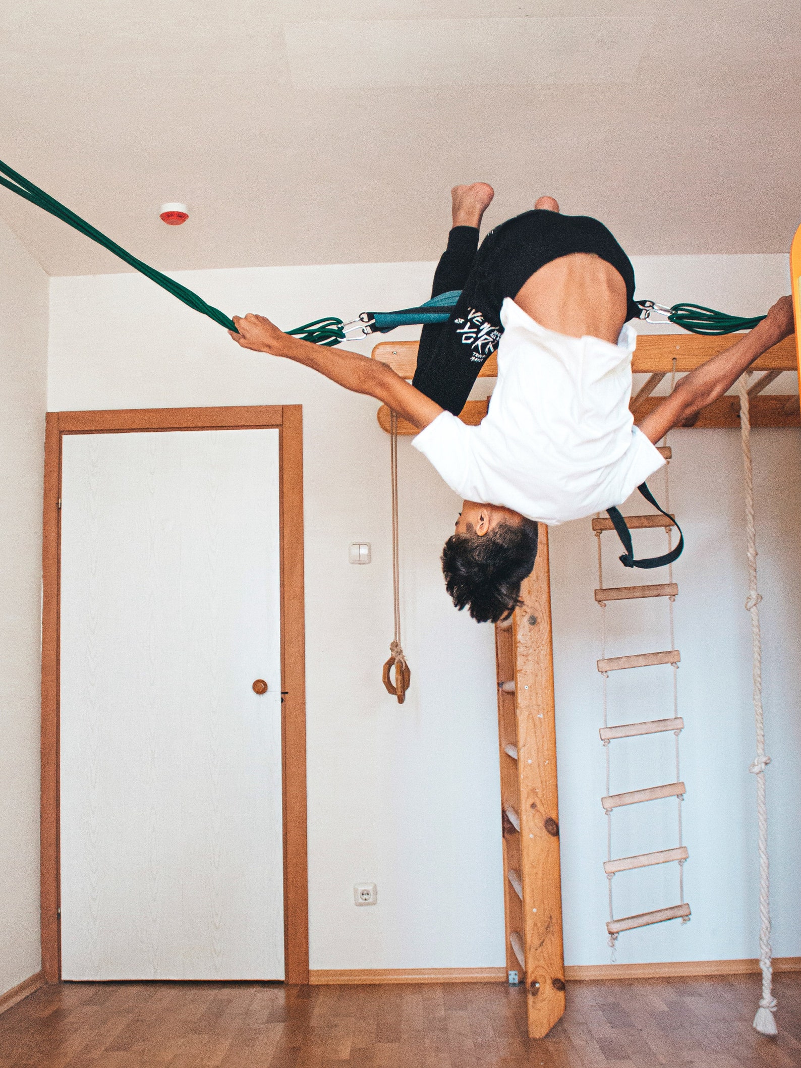 Additional Expander Cords to Increase Jumping. Kids Swing. Bungee ...