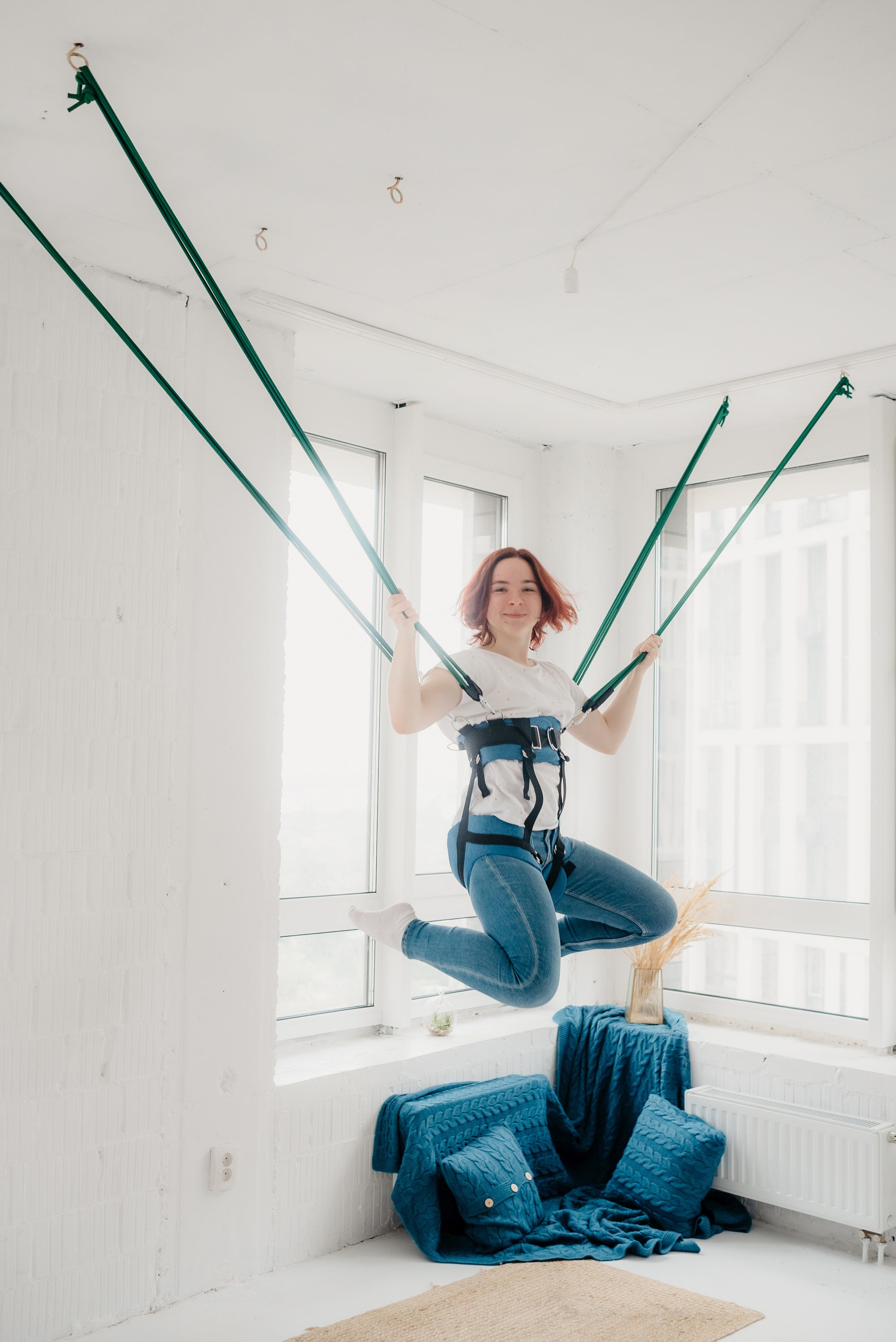 SET Bungee Swing for Kids. Bungee for Kids 3-99 Years Swing. Jumper ...