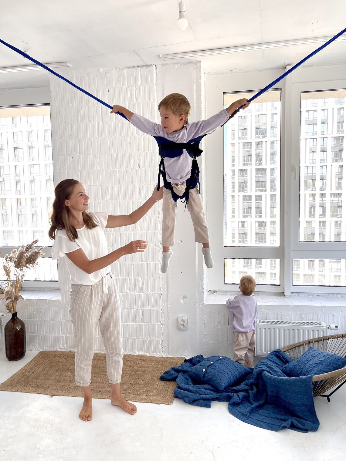 Kids Flyer Bungee Jumper, Indoor Exerciser, Home Swing - Etsy