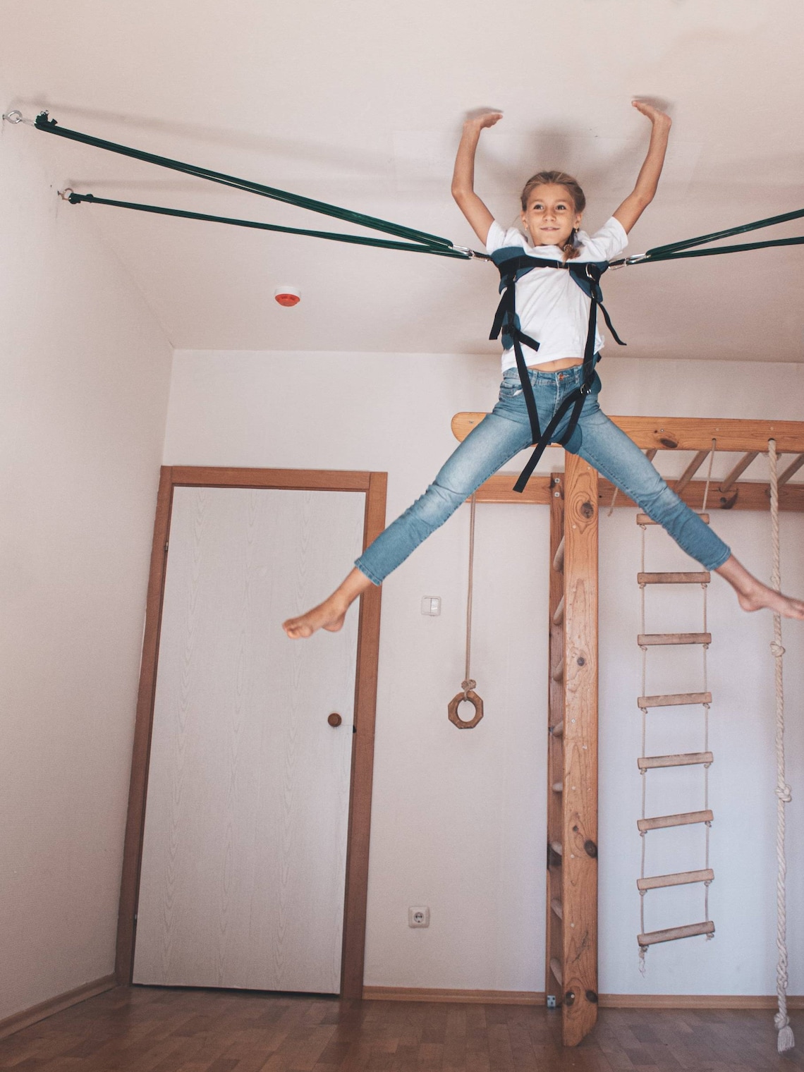 Indoor Bungee Jumping Size M for Kids 5-14 Years Home Bungee | Etsy